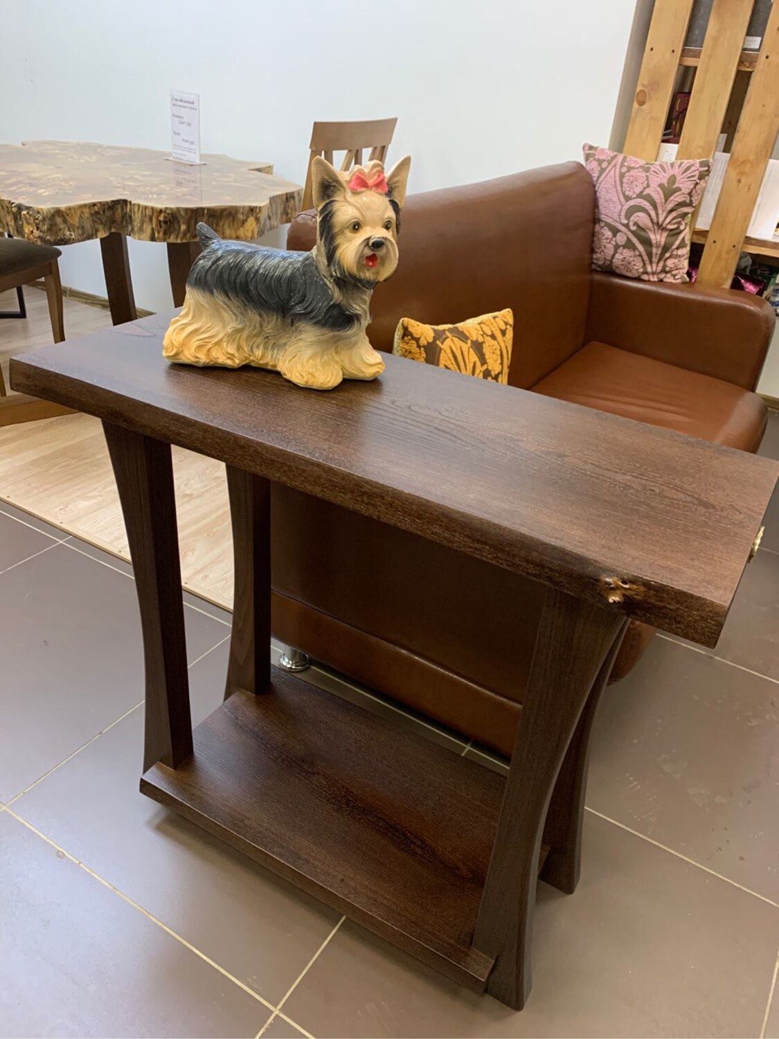 Консольный стол из массива карагача в интернет-магазине на Ярмарке ...