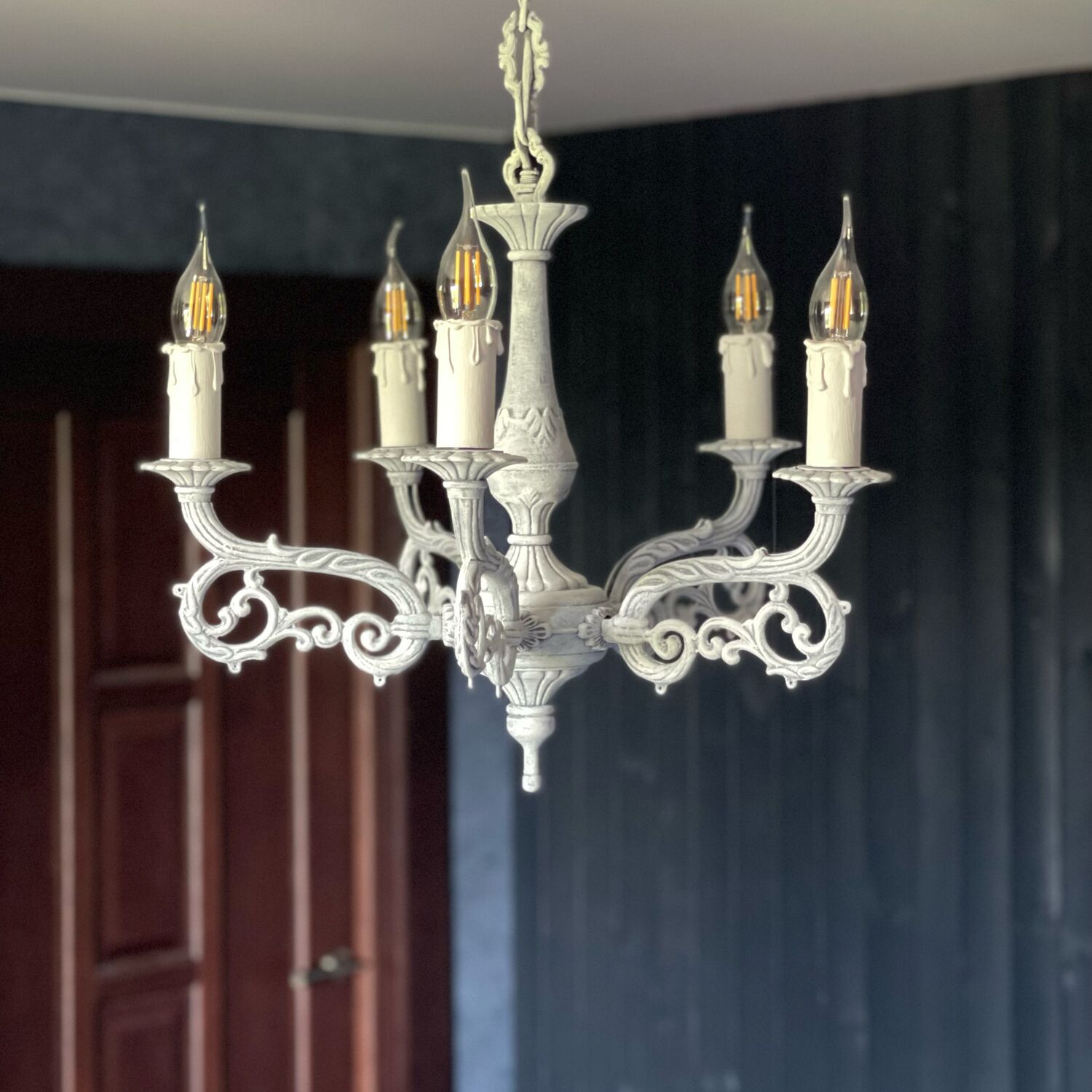 Люстра винтажная 5-рожковая на заказ в интернет-магазине Ярмарка ...