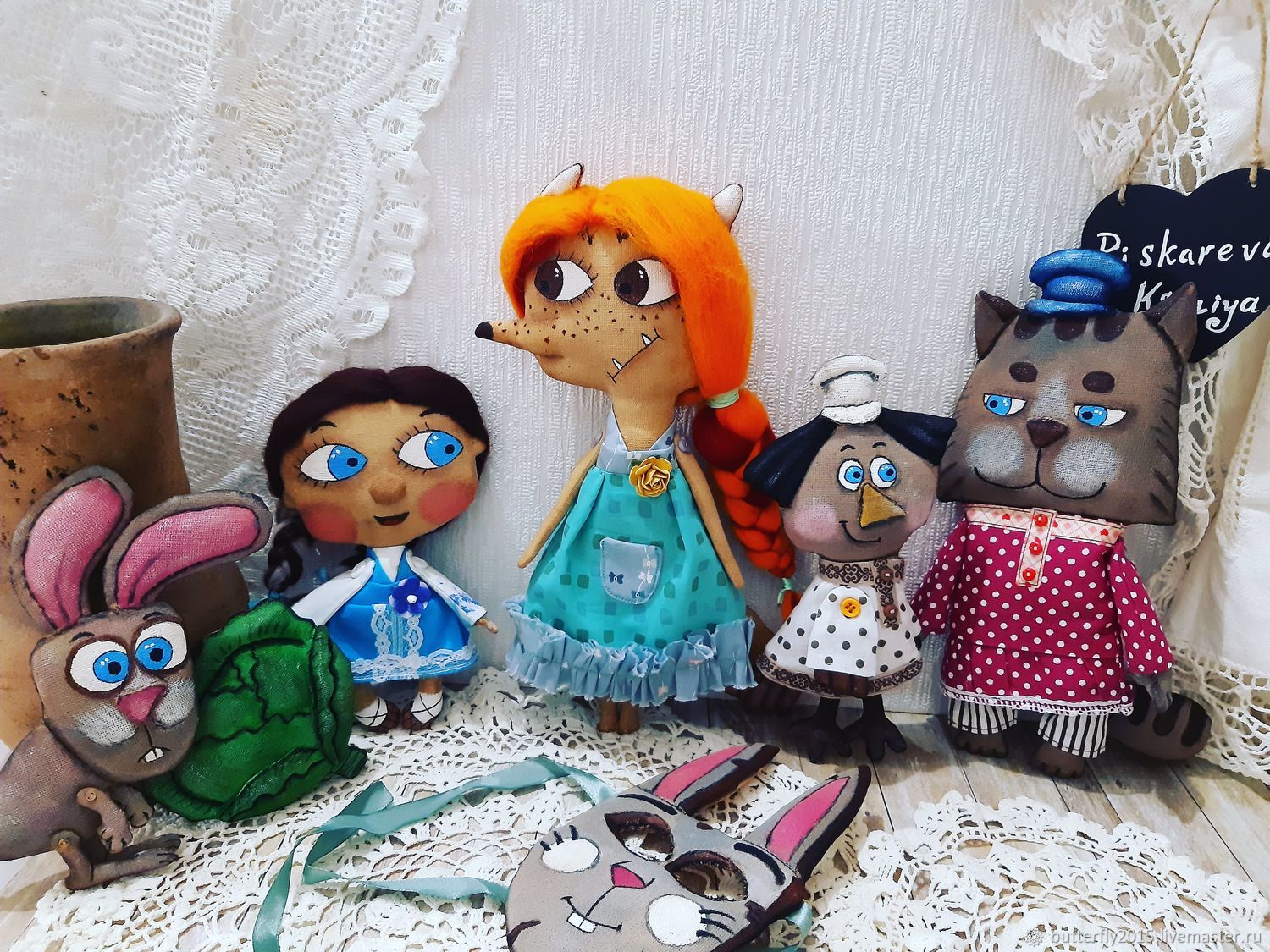 Игровой набор Жихарка (7 игрушек) – заказать на Ярмарке Мастеров ...