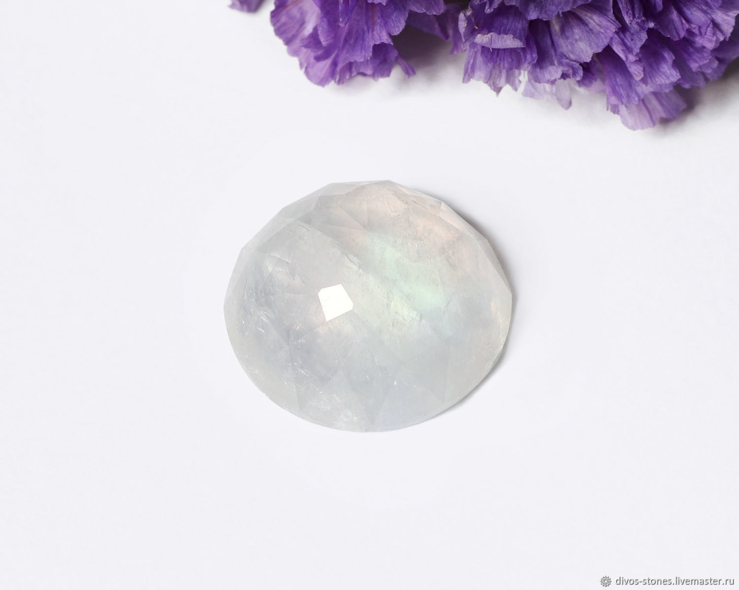 Лунный камень природный, ограненный; 7 ct в интернет-магазине на ...