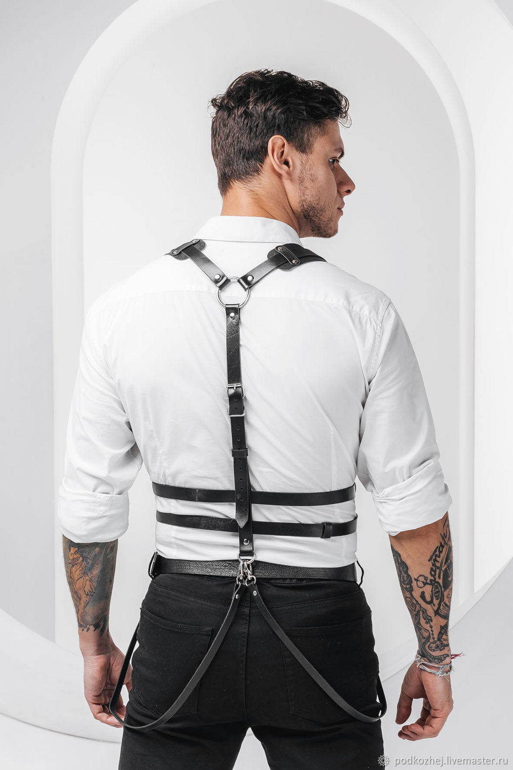 Портупея мужская "DEONIS" из натуральной кожи – купить на Ярмарке ...