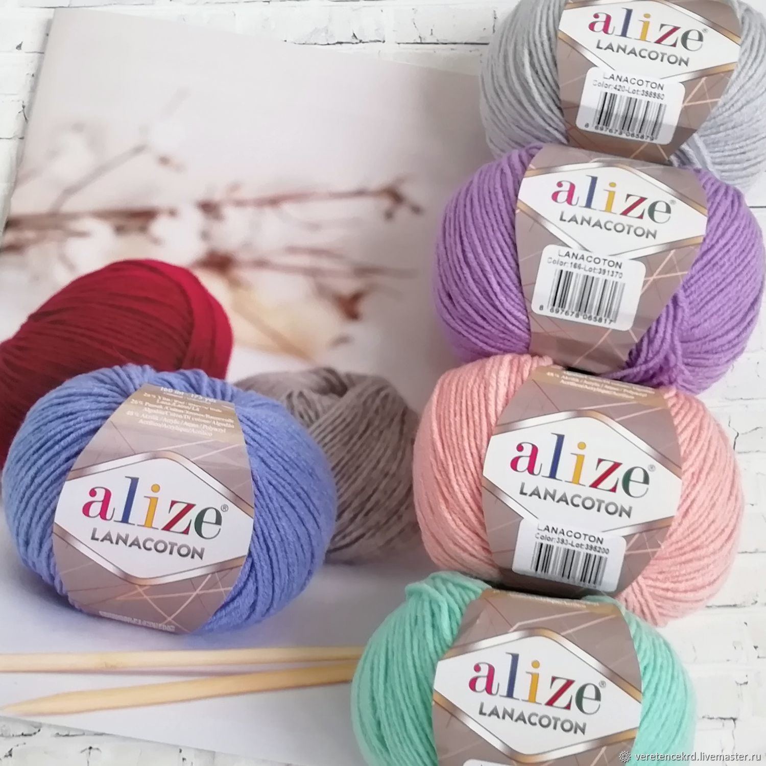 Пряжа Alize Lanacoton (Лана Котон) в интернет-магазине на Ярмарке Мастеров | Пряжа, Краснодар ...