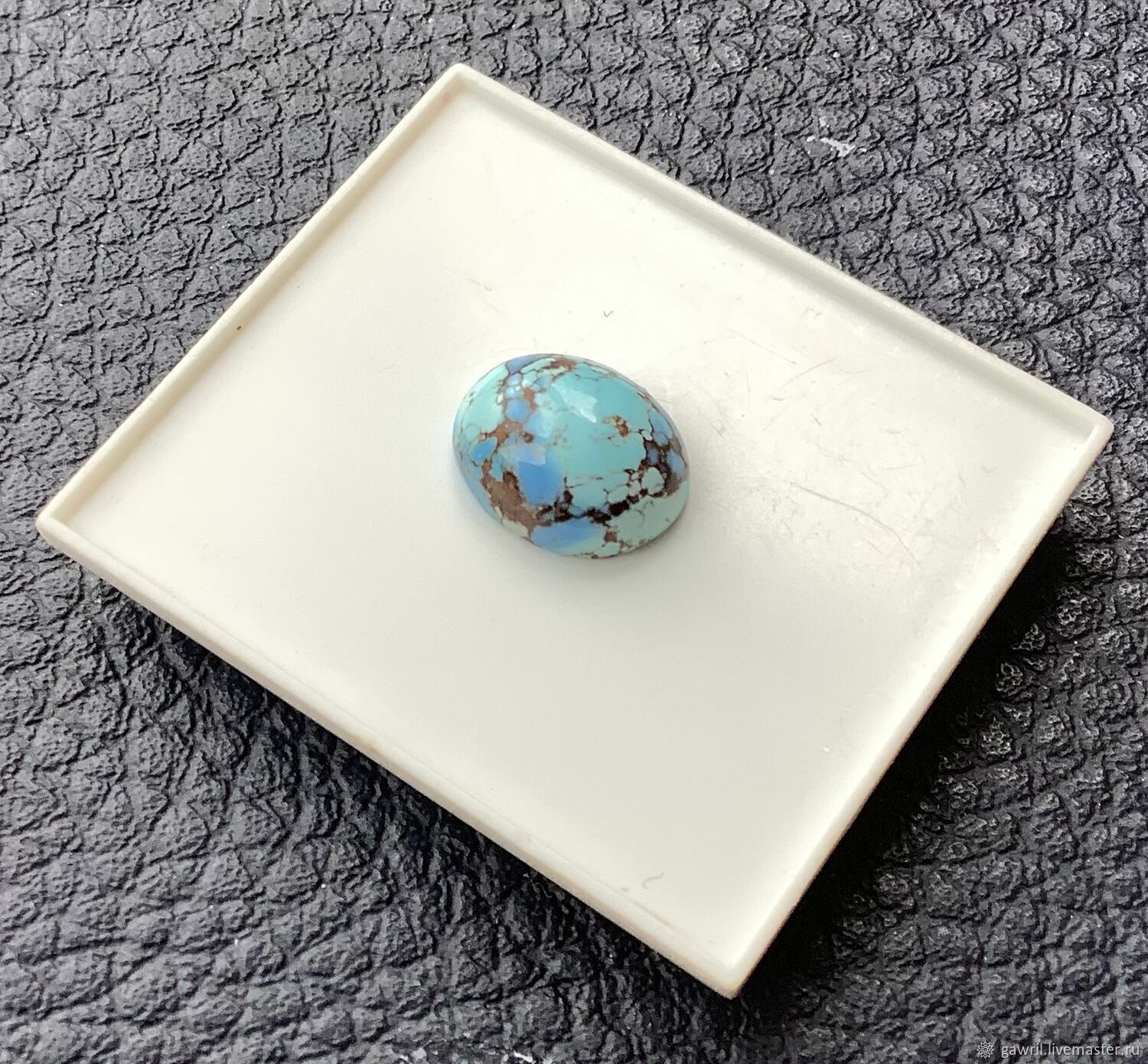 Бирюза кабошон купить в интернет-магазине Ярмарка Мастеров по цене 2500 ...