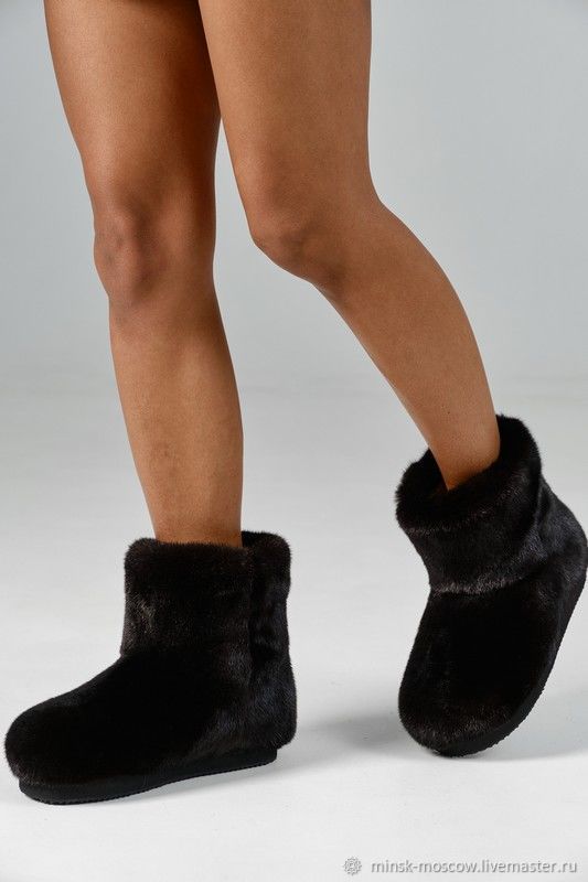 УГГИ ИЗ ЧЕРНОЙ НОРКИ в интернет-магазине Ярмарка Мастеров по цене 29465 ...