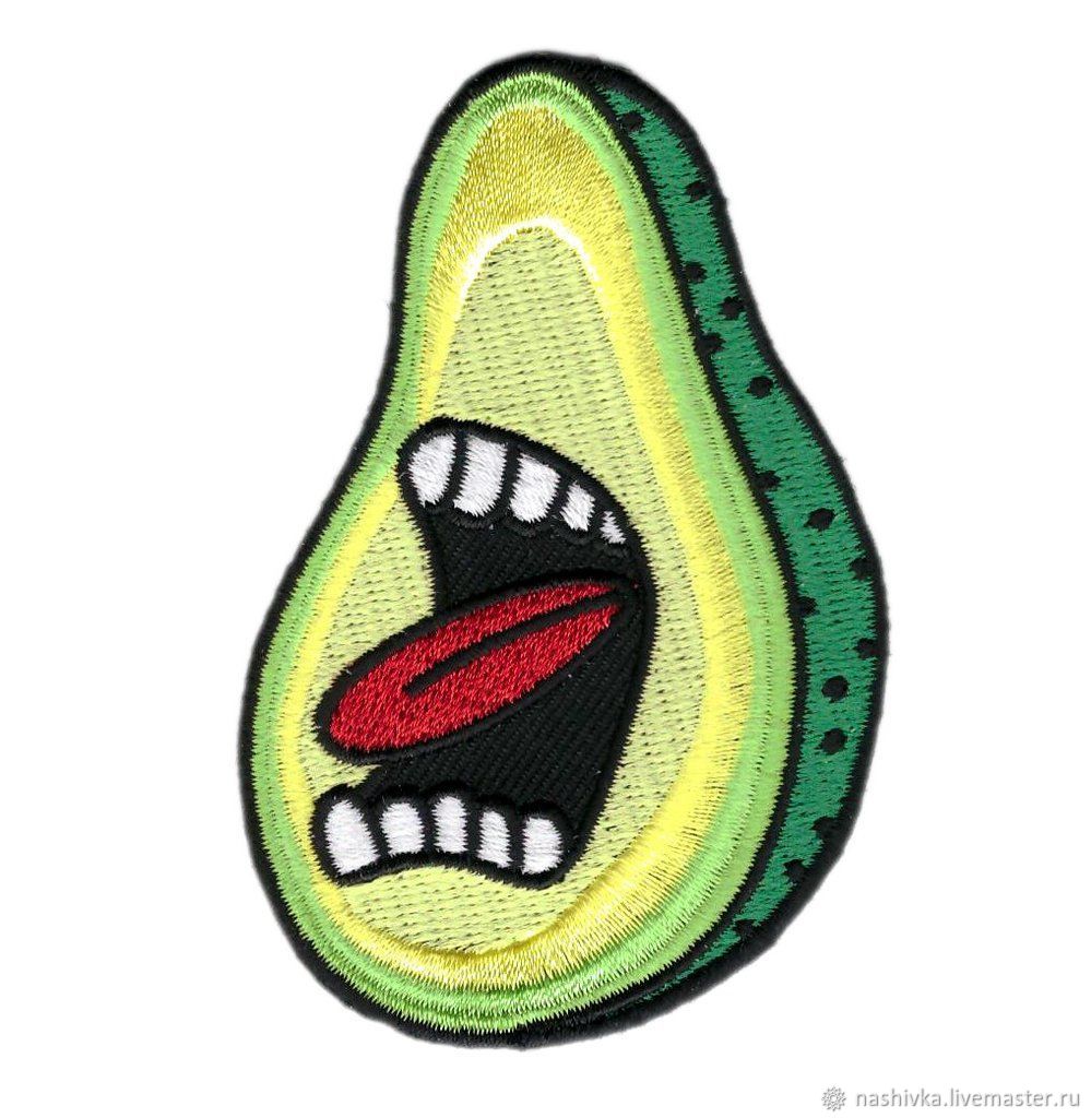 Патч: Screaming Avocado Нашивка, Шеврон в интернет-магазине на Ярмарке ...