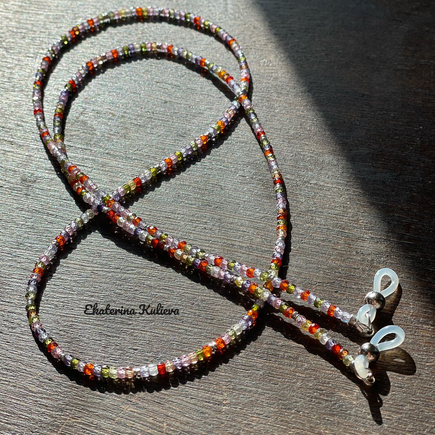 Цепочка для очков из натуральных камней в интернет-магазине Ярмарка ...