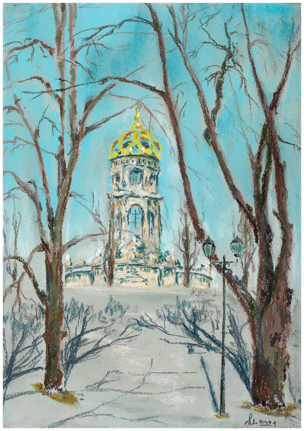 Картины: Церков в Дубровицах, день, весна в интернет-магазине на ...