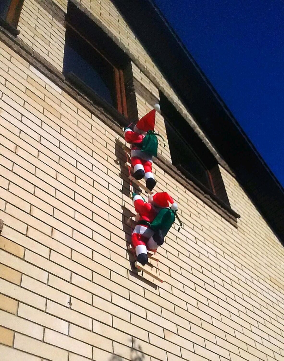 Дед Мороз на лесенке двойной ( Санта на лесенке) на заказ в интернет ...