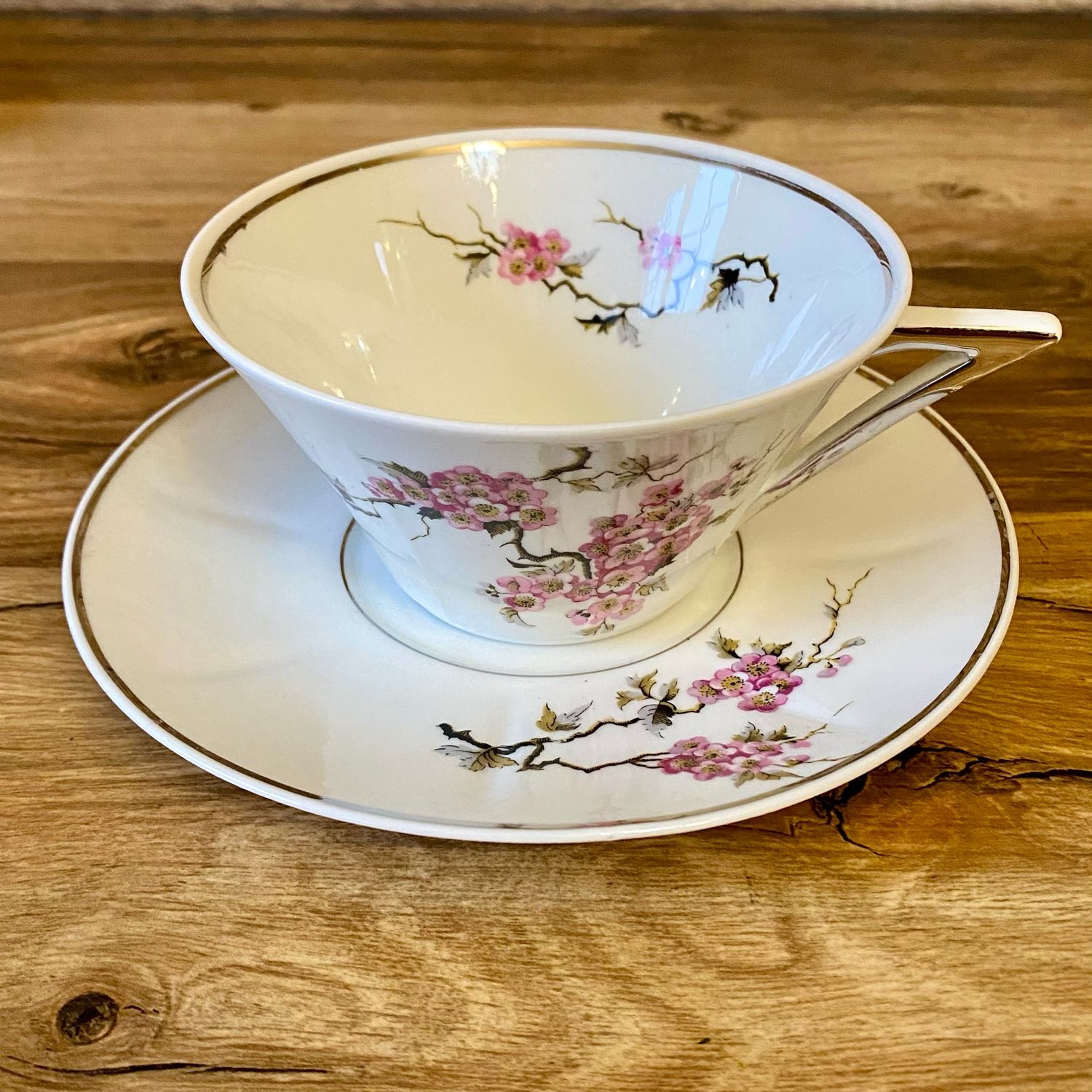 Винтаж Чайная пара Limoges Фарфор Объем 275 мл купить в интернет магазине Ярмарка Мастеров по