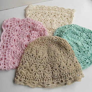 Летняя женская шапочка, шапка "Бирюзовая". Бохостиль – купить на ...