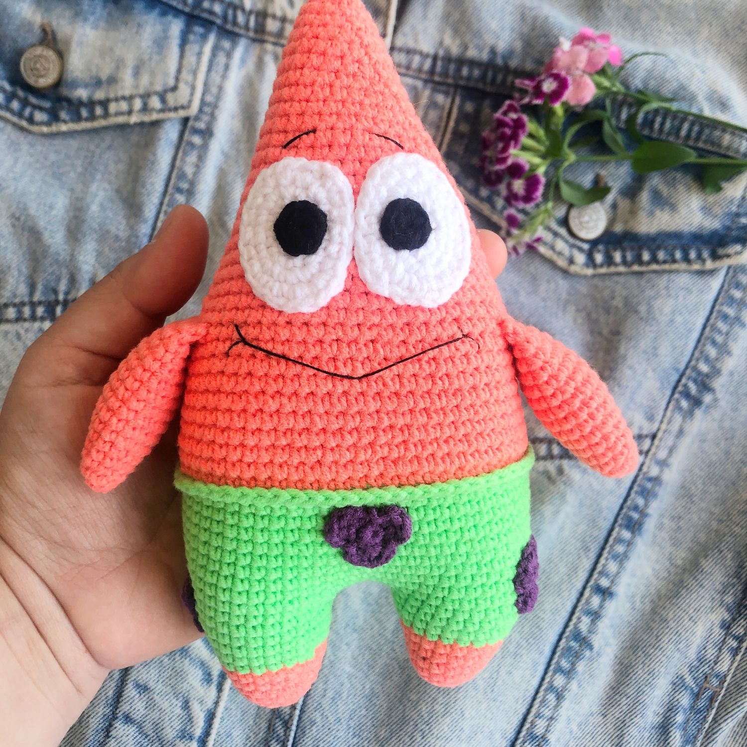 Патрик , мягкая игрушка, Губка Боб, подарок другу, декор детской ...