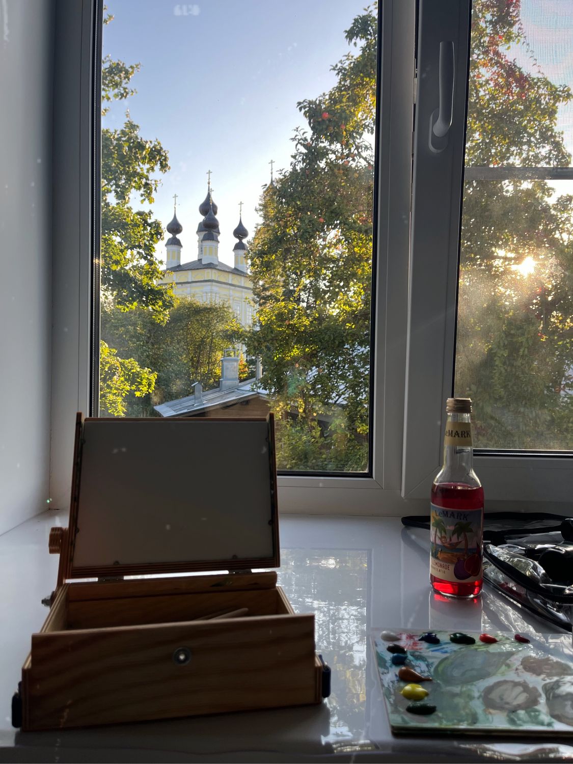 Картина акрилом. Церковь Троицы Живоначальной. Плес в интернет-магазине ...