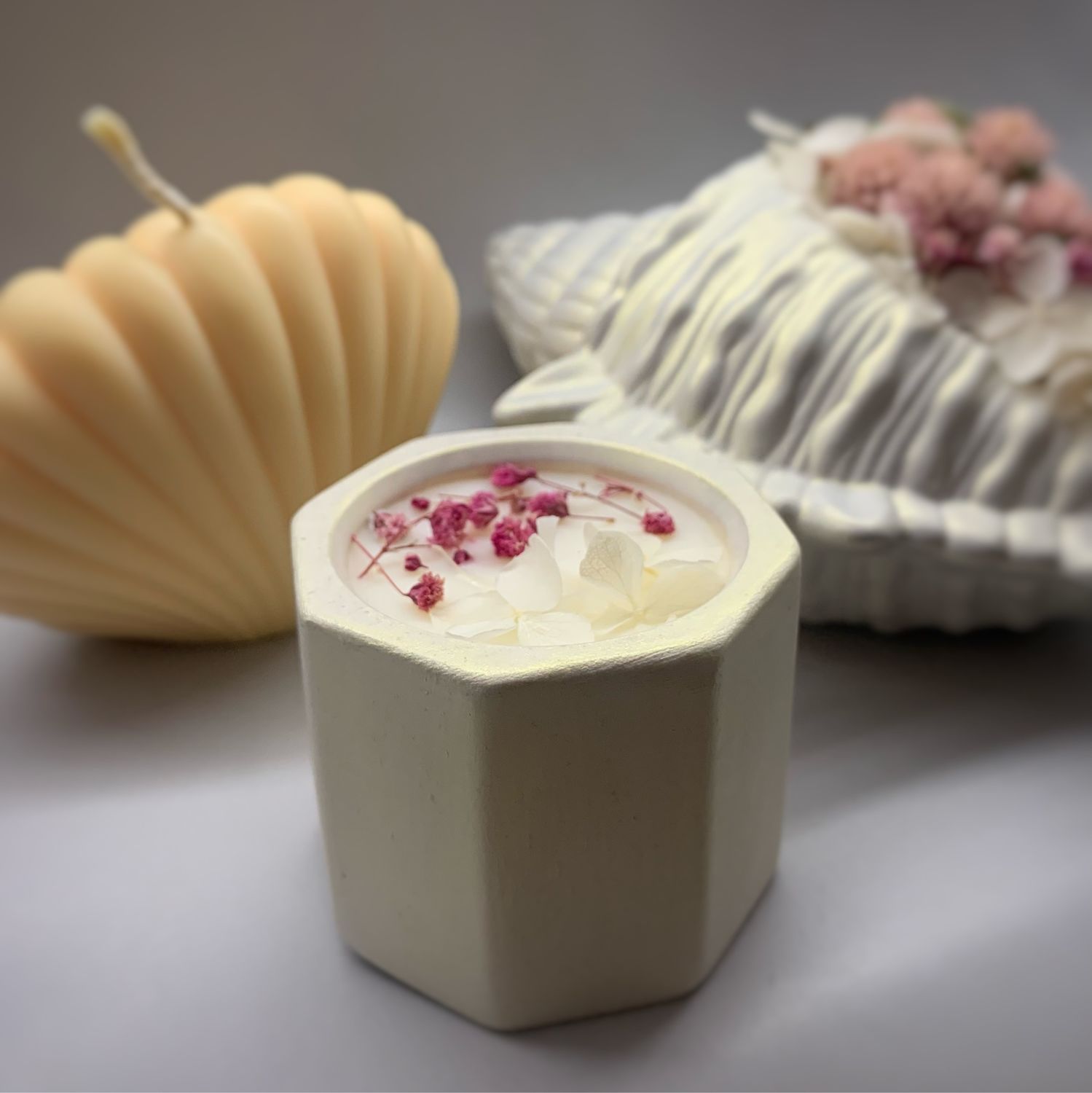 Подарочный набор из гипса и соевых свечей в интернет-магазине на ...