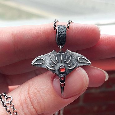 "Amethyst Axe" – заказать на Ярмарке Мастеров – OCFRGRU | Кулон, Кострома