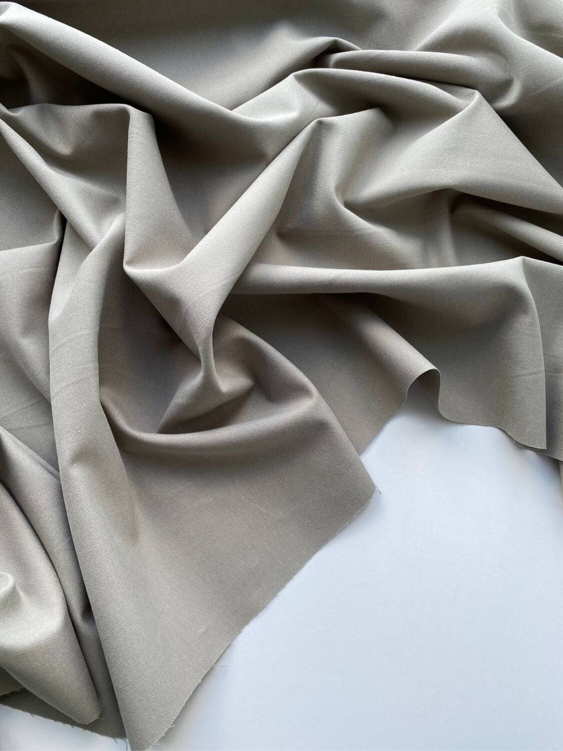 Костюмный хлопок, пыльно-оливковый купить в интернет-магазине Ярмарка Мастеров по цене 960 ...