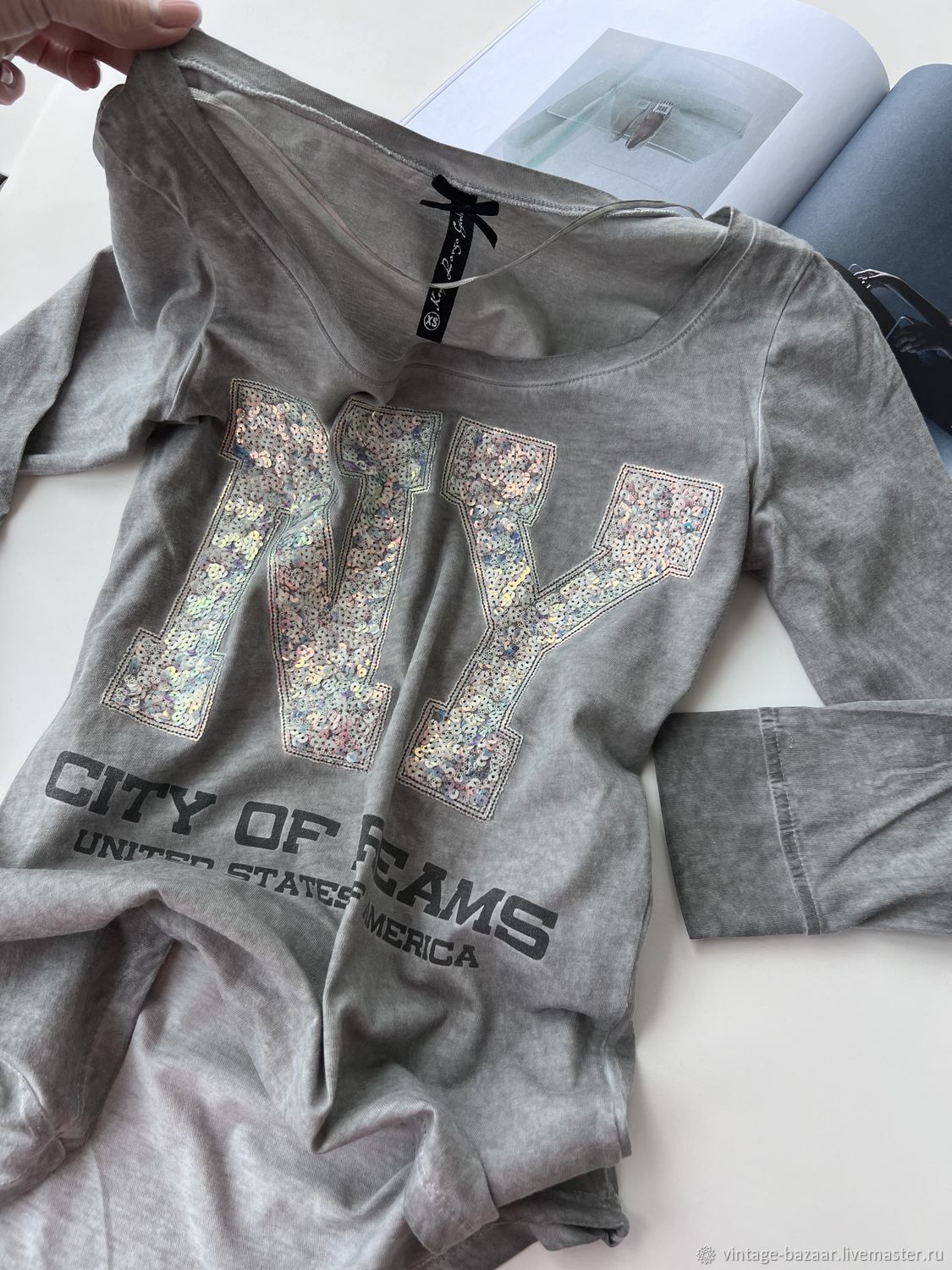 Винтаж: NY город грёз. Футболка в стиле рок от Key Largo в интернет ...