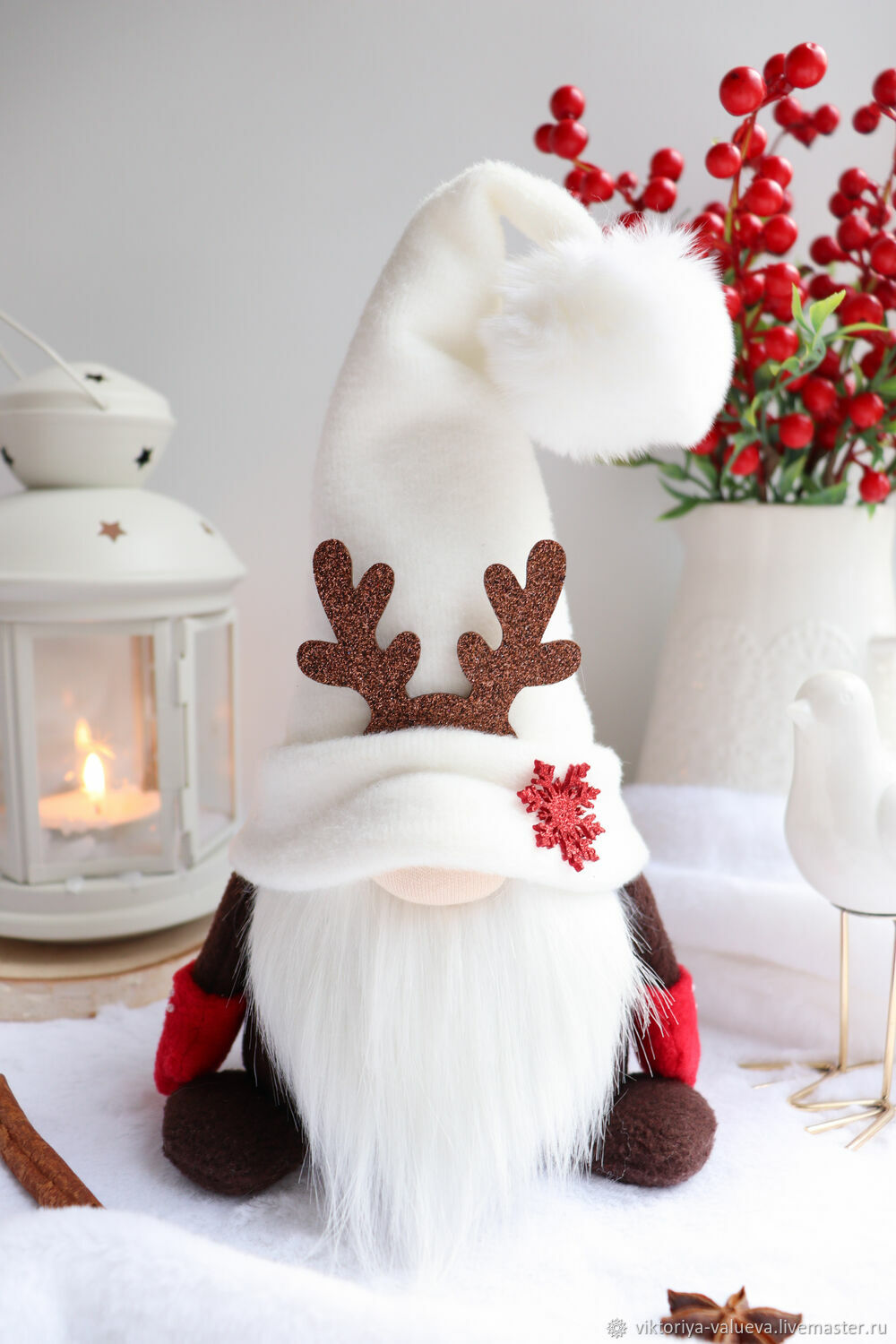 Новогодний Гном. Гном олень. Рождественский гном. Подарок на п в ...