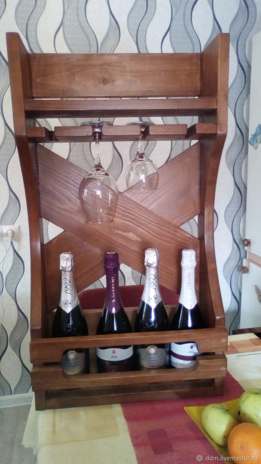 Подставка для вина и бокалов в интернет-магазине на Ярмарке Мастеров ...