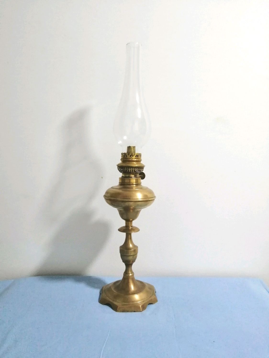 Винтаж: Лампа настольная фитильная из бронзы купить в интернет-магазине ...