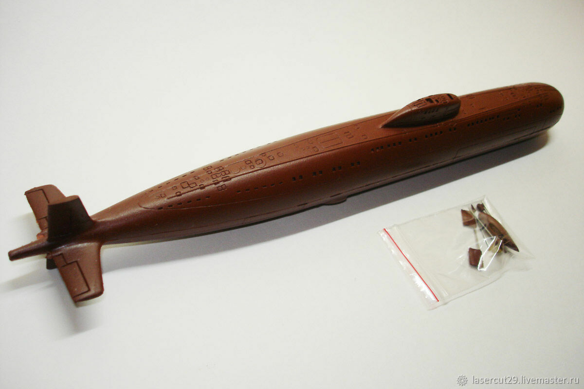 Набор (resin kit) для постройки модели SSN Victor-III в масштабе 1/350 ...