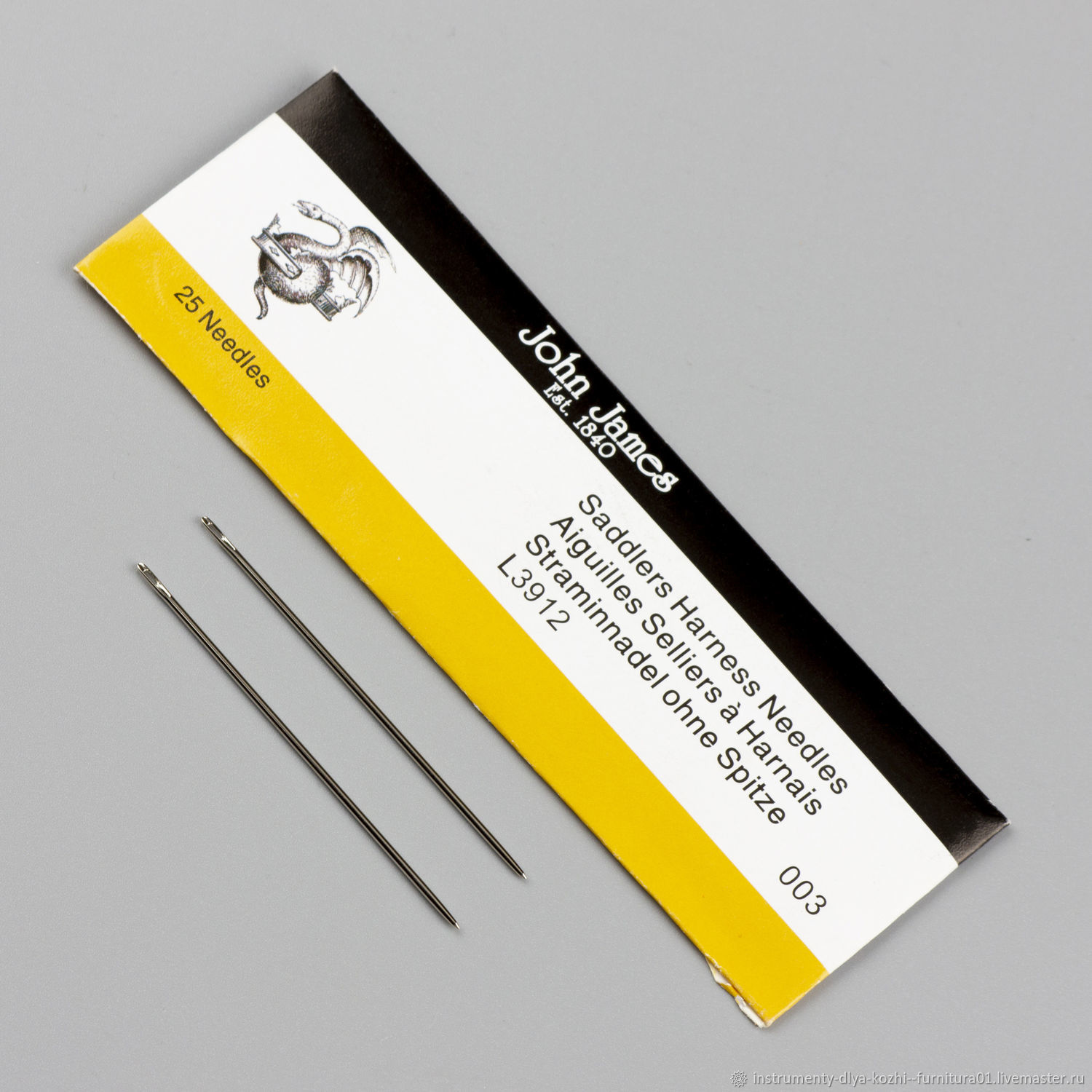 Иглы John James 2 шт. (3708) притупленные L3912-003 купить в интернет ...