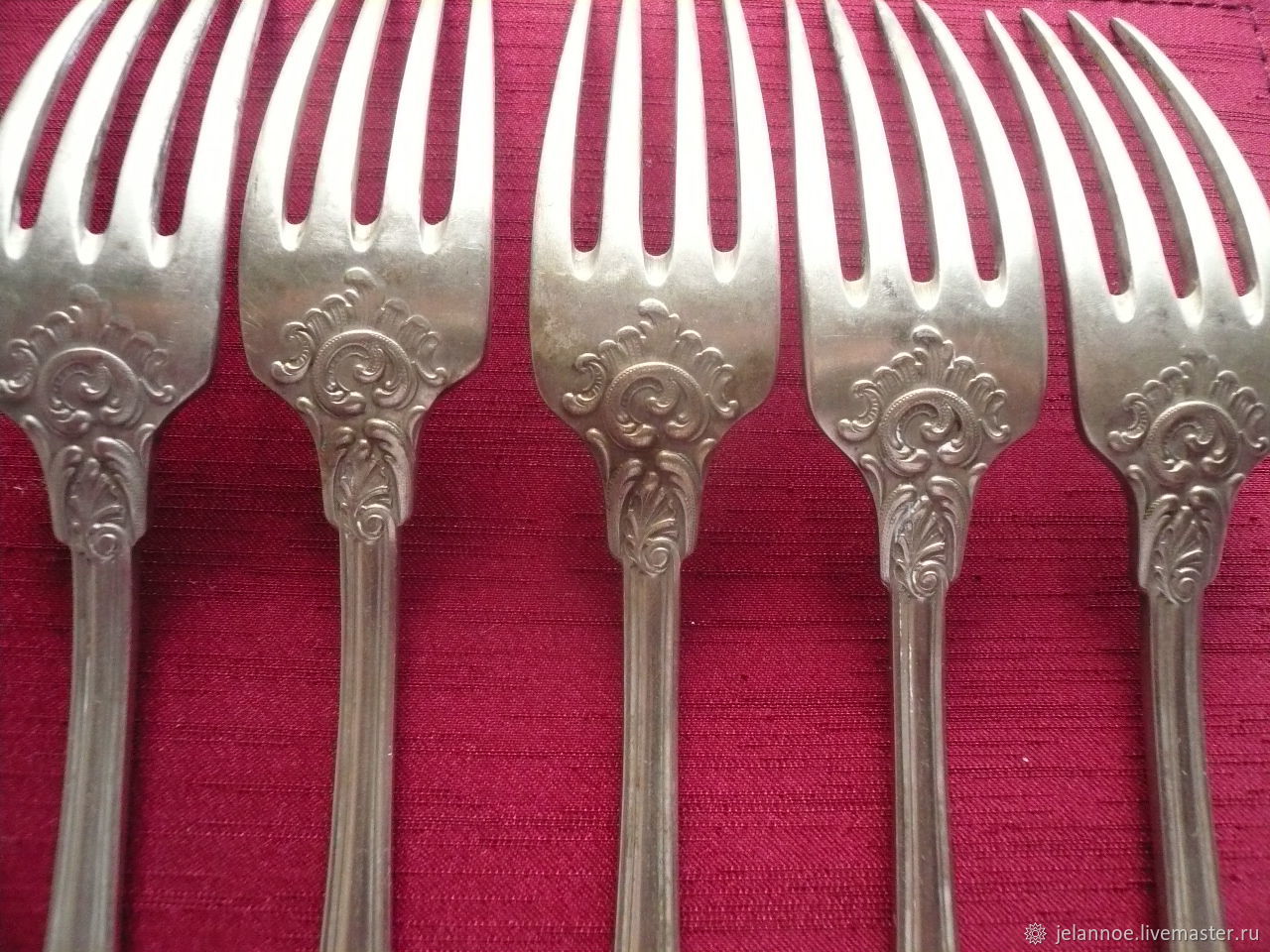 Винтаж: Столовые приборы винтажные: Вилка. Alpacca. WELLNER – купить на ...