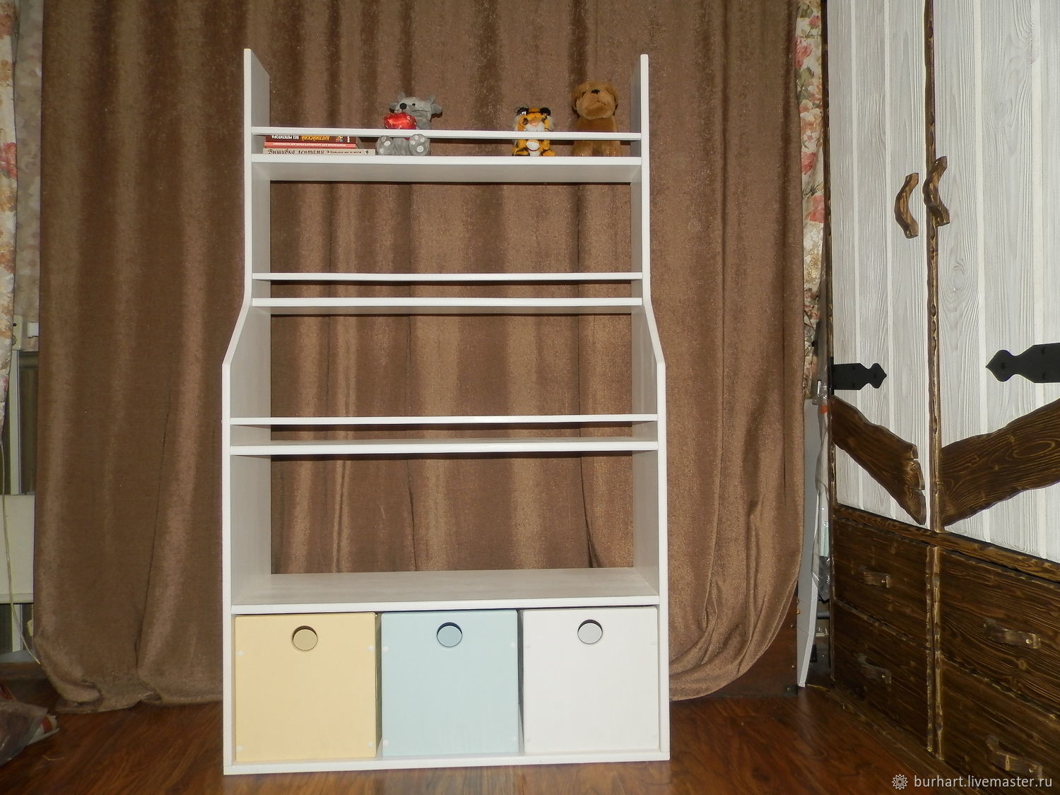 Стеллаж для книг и игрушек в интернет-магазине на Ярмарке Мастеров ...