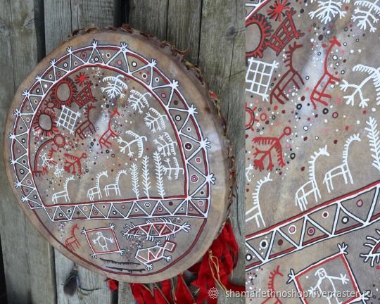 Алтайский шаманский бубен. Телеуты (Южный Алтай) в интернет-магазине ...