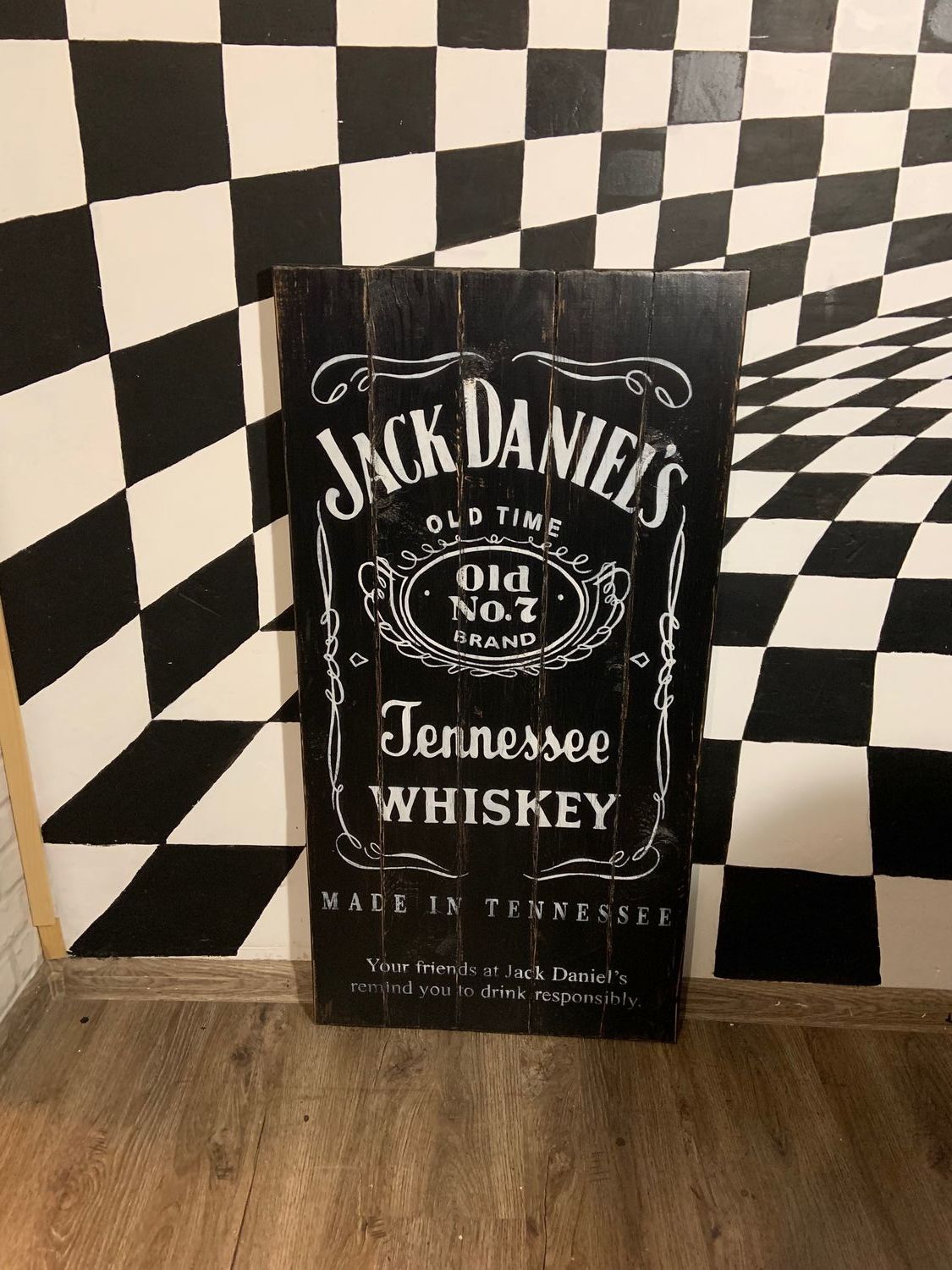 Панно деревянное Jack Daniel’s whiskey на заказ в интернет-магазине ...